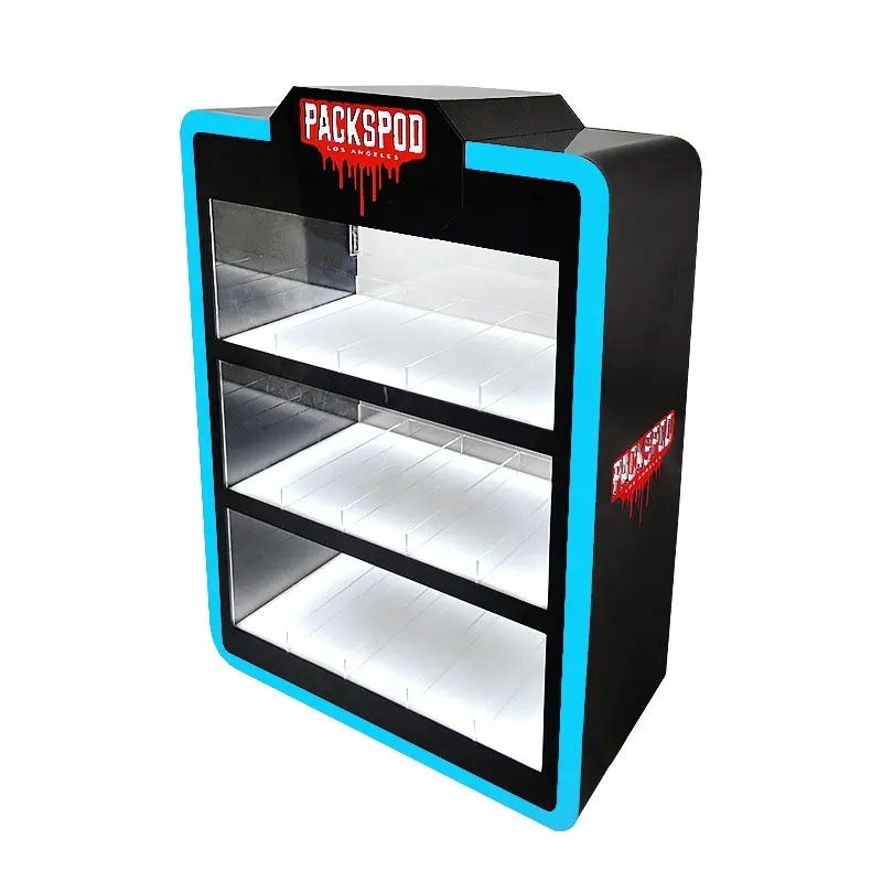 Acrylic Multifunctional Display Stand Smoke Shop LED Lighting Display ...