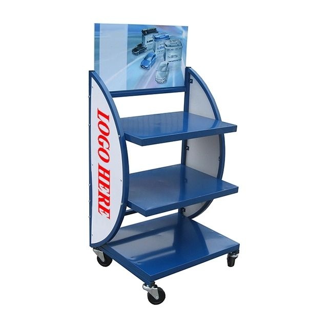 Store Auto Motorcycle Lithium Battery Portable Metal Display Rack ...